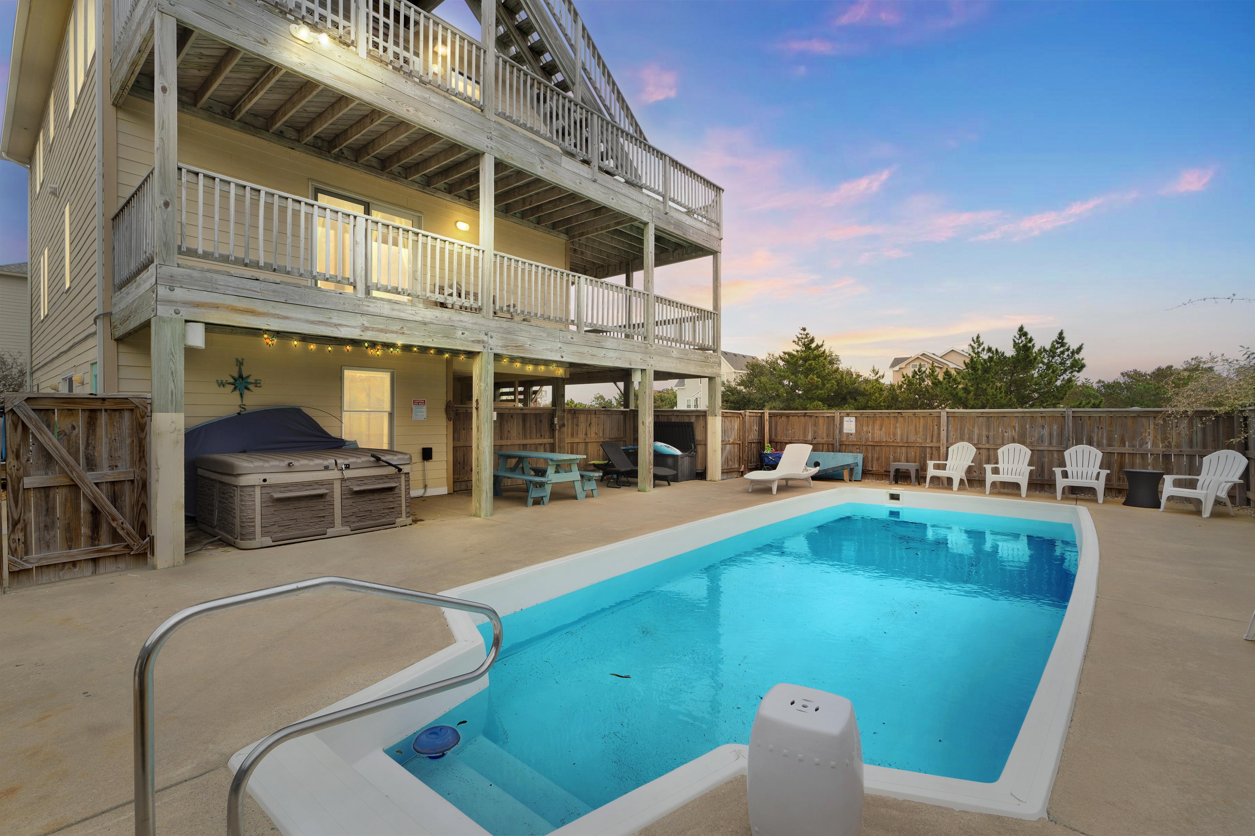 Beautiful OBX Home w. Pristine Views 6 Bedroom Cottage - Vacation ...