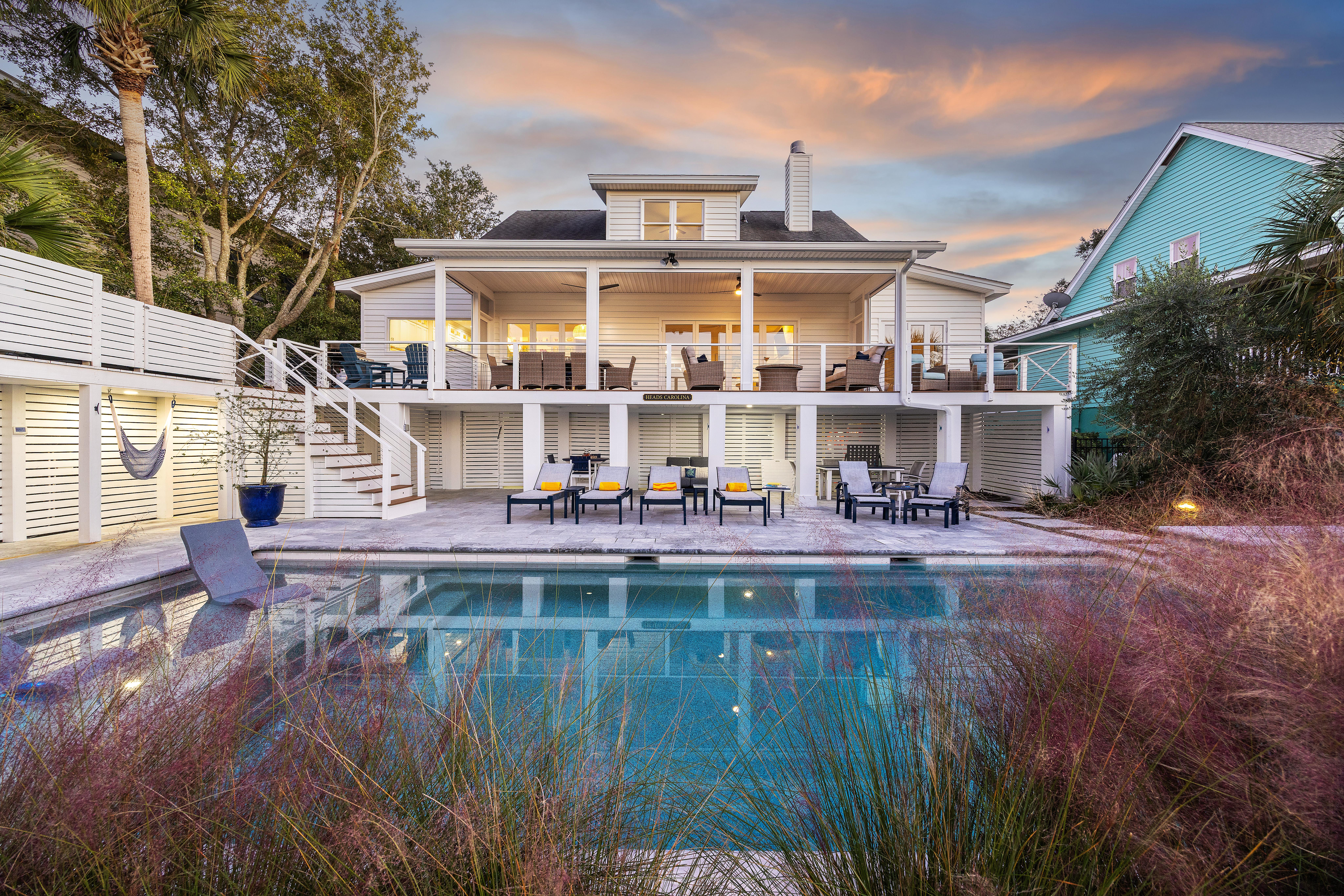 Private Heated Pool And Sunset Views - Stunning Coastal Escape - Isle of Palms, SC