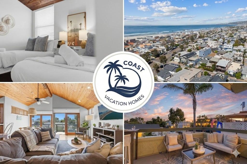 Private Patio And Steps To Beach & Bay - Stunning Coastal Haven - San Diego, CA