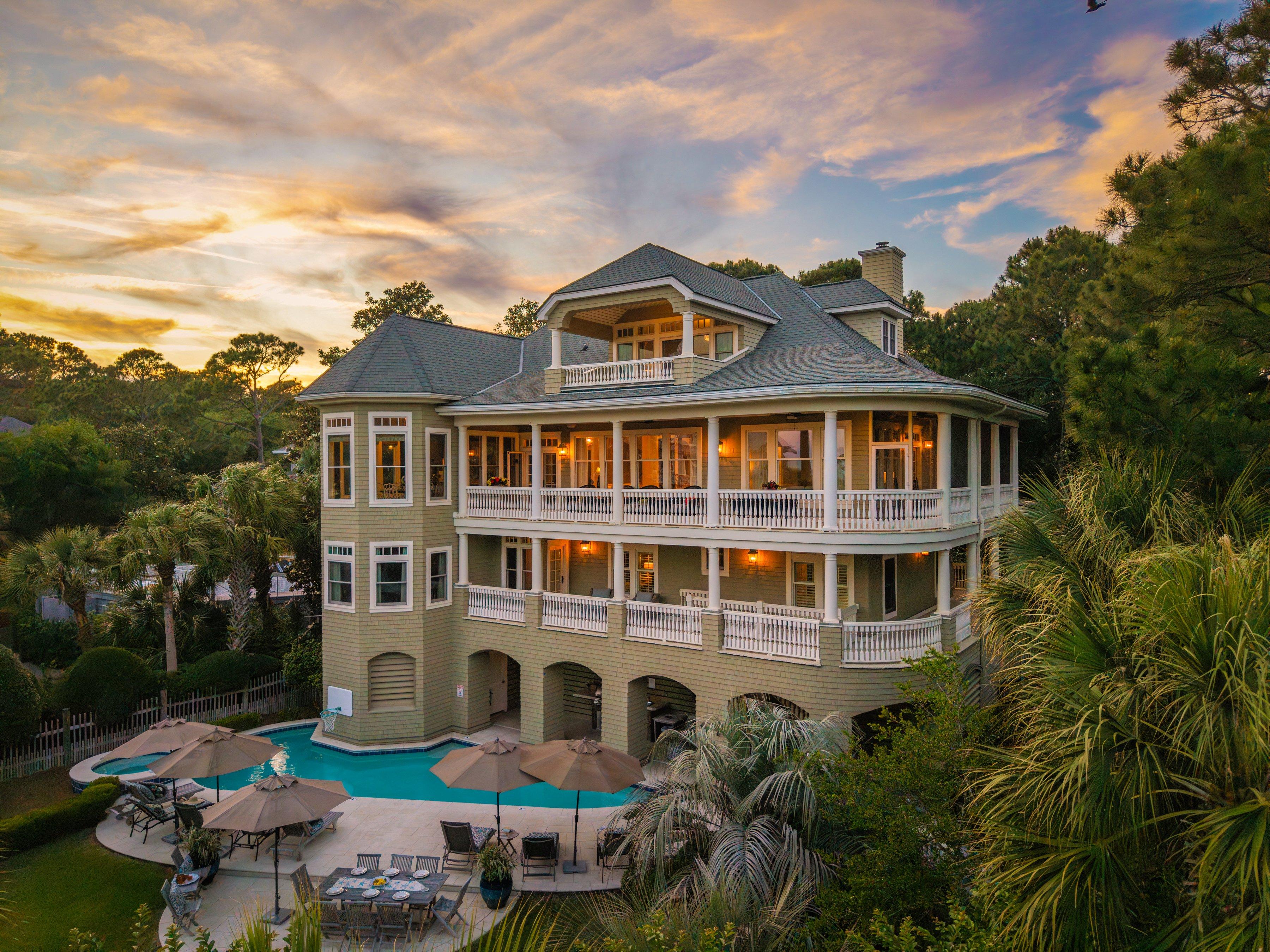 Luxurious Ocean View Oasis With Private Pool - Exquisite Coastal Escape - Kiawah Island, SC